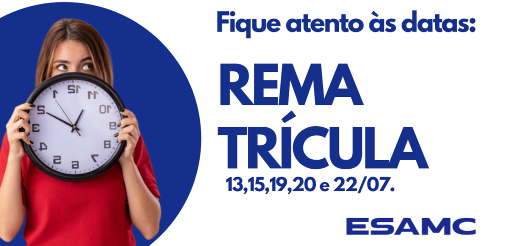 REMATRÍCULA 2020/2 – Esamc Uberlândia
