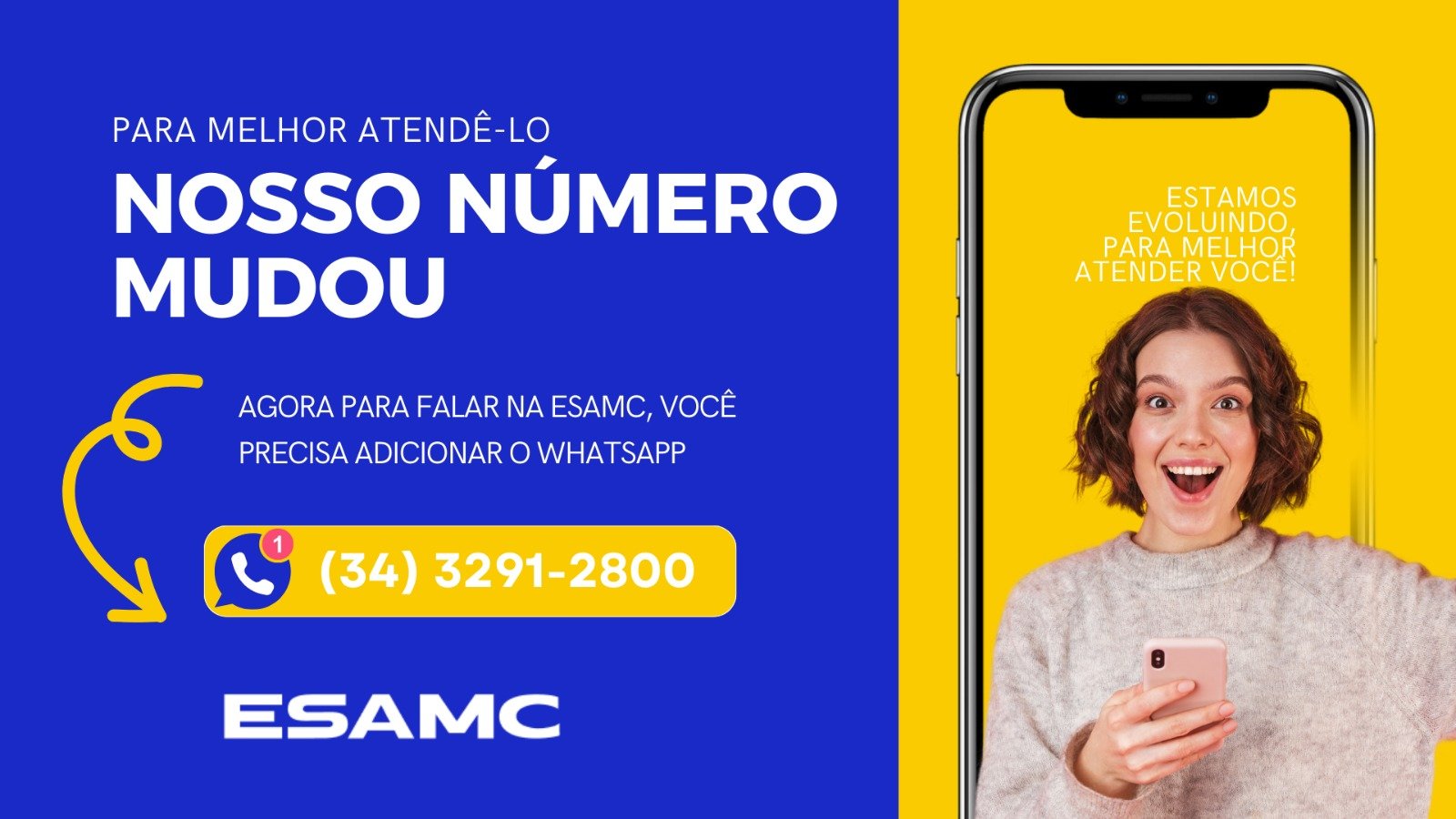Esamc Uberlândia – A MENOR DISTÂNCIA ENTRE VOCÊ E O MERCADO DE TRABALHO